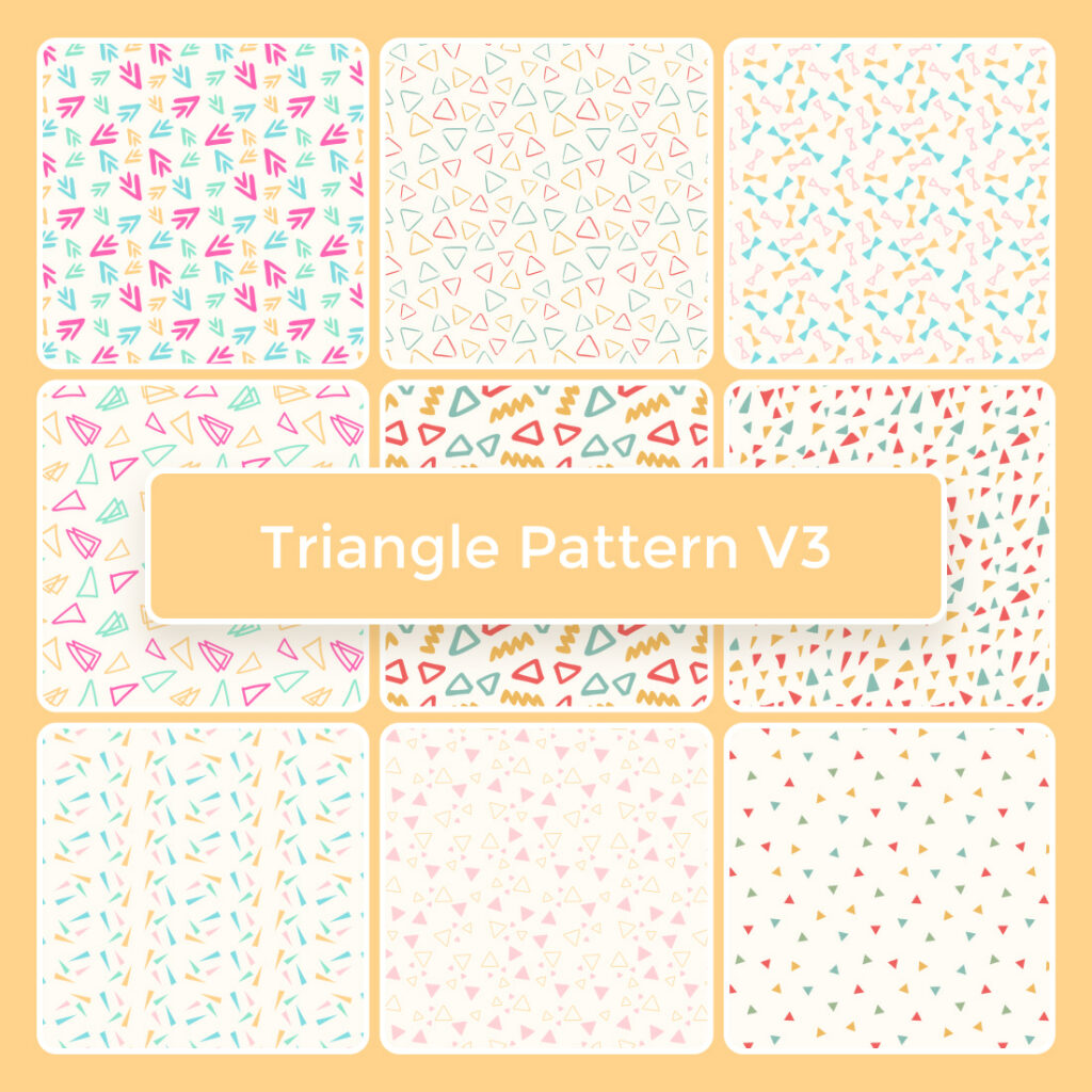 9 Triangle Patterns – MasterBundles