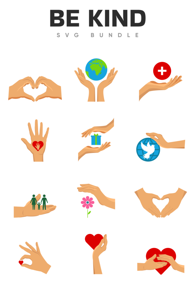 12 Be Kind SVG Designs – MasterBundles