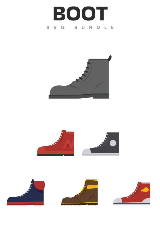 6 Boot SVG Designs – MasterBundles