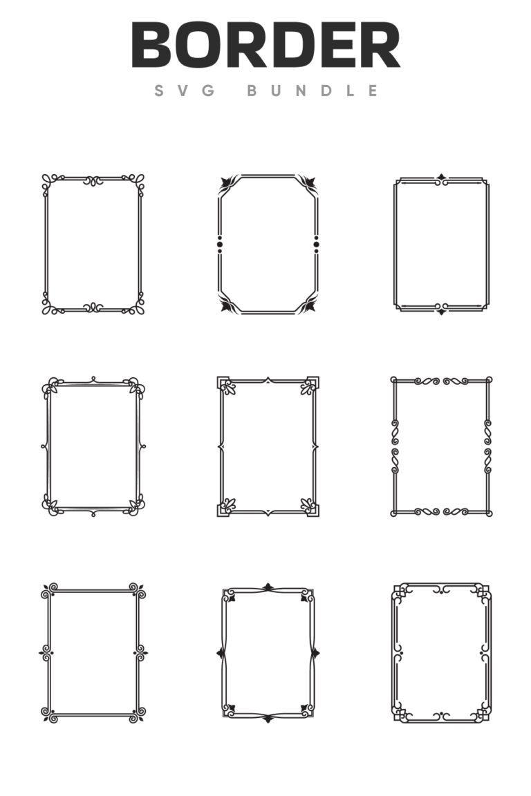 Border SVG Designs – MasterBundles