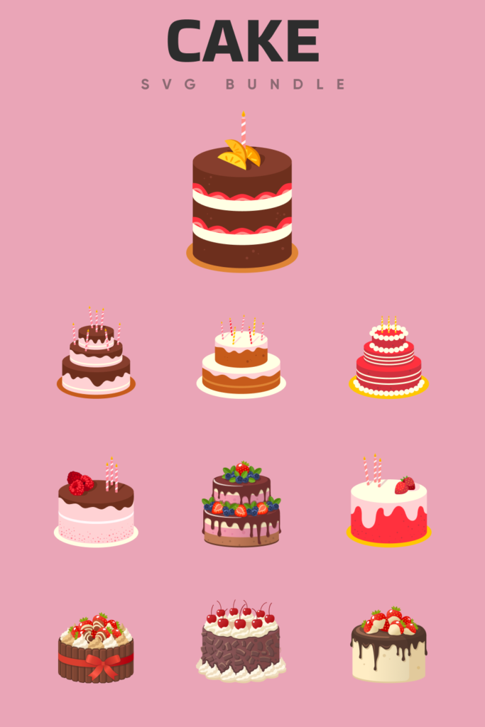 Cake SVG Designs – MasterBundles