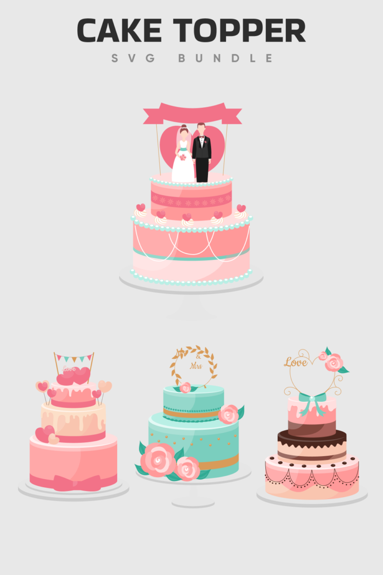 Cake Topper SVG Designs – MasterBundles