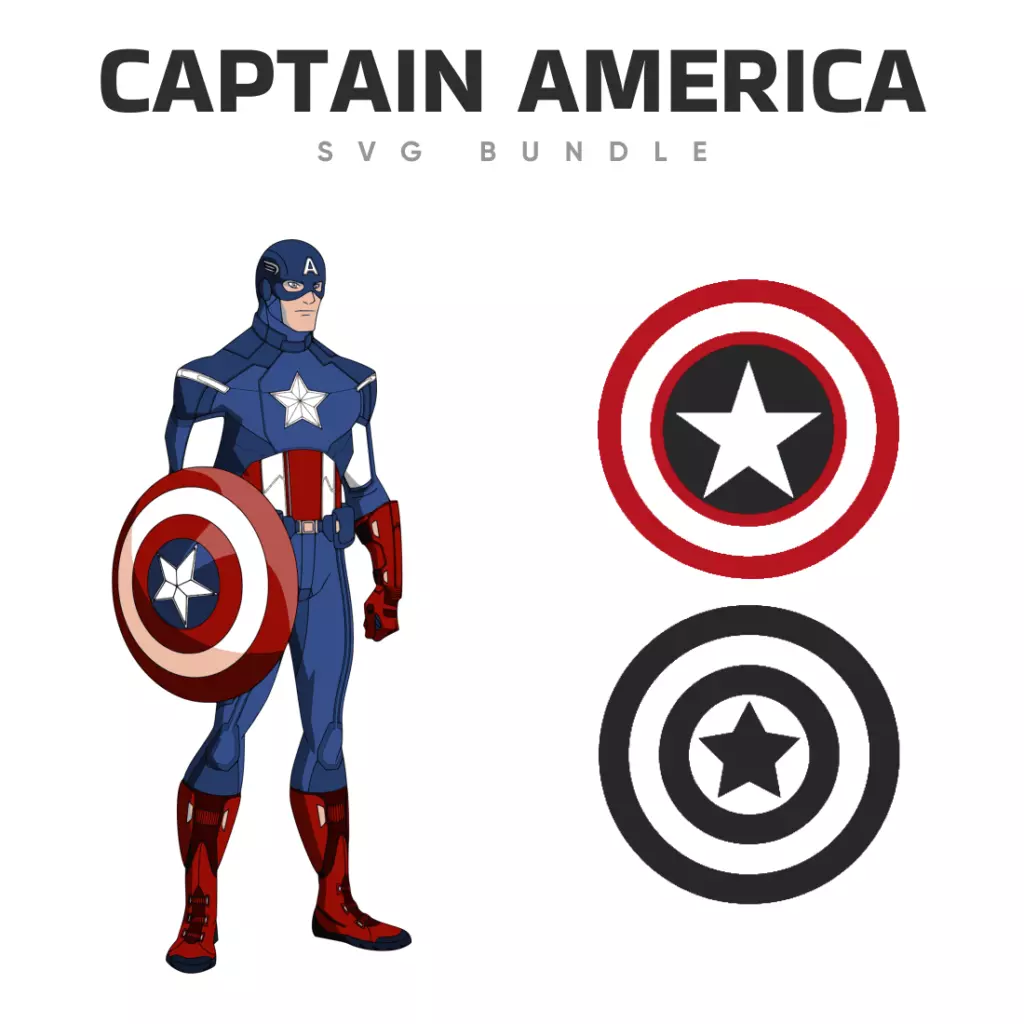 Young Captain America SVG Designs – MasterBundles