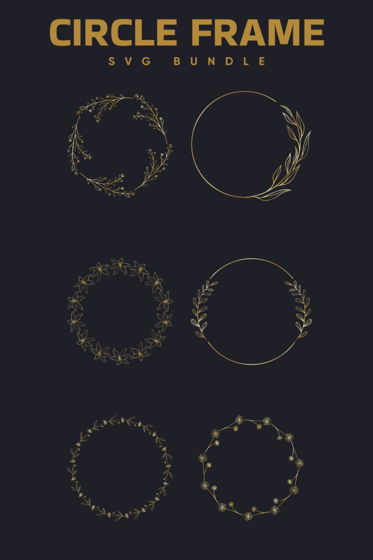 Circle Frame SVG Designs – MasterBundles