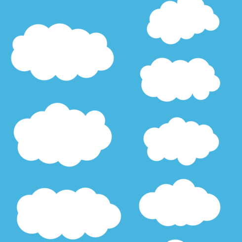 8 Clouds SVG Designs | Master Bundles