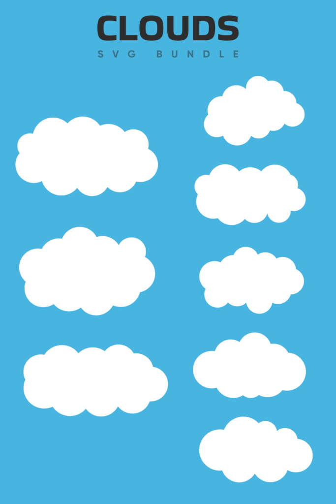 8 Clouds SVG Designs – MasterBundles