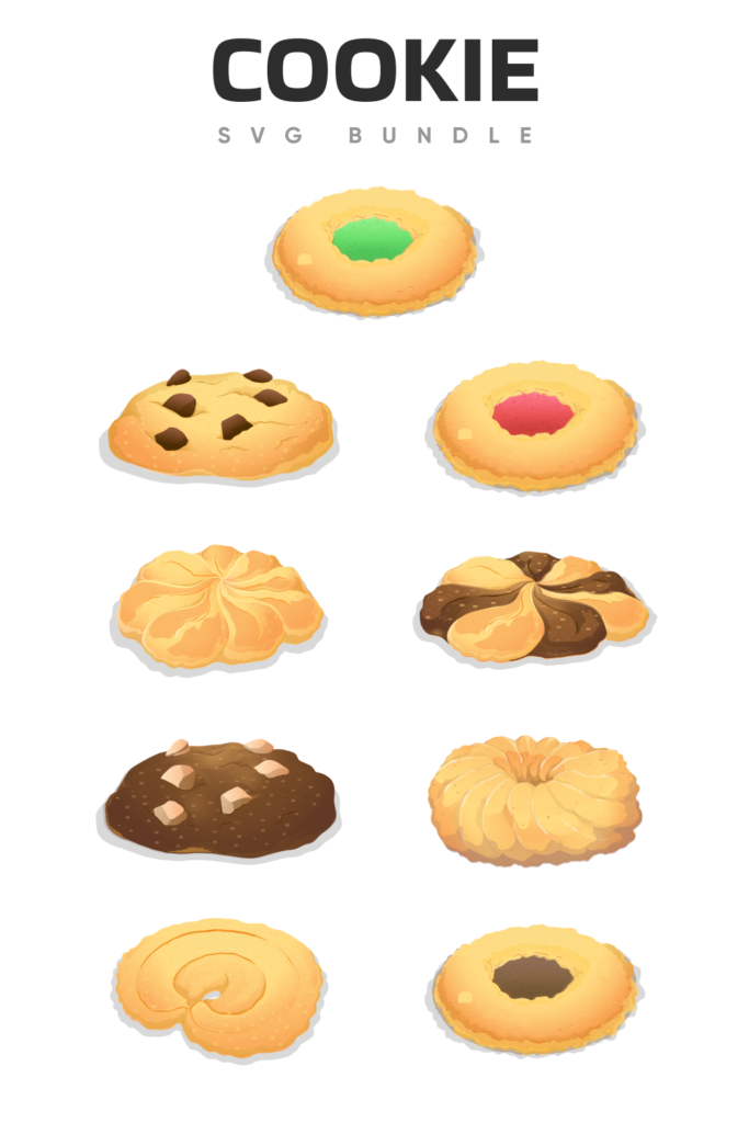 9 Cookie SVG Desgins – MasterBundles