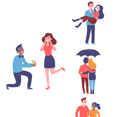 4 Couple SVG Designs | Master Bundles