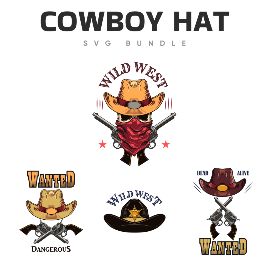 Western Cowboy SVG Designs – MasterBundles