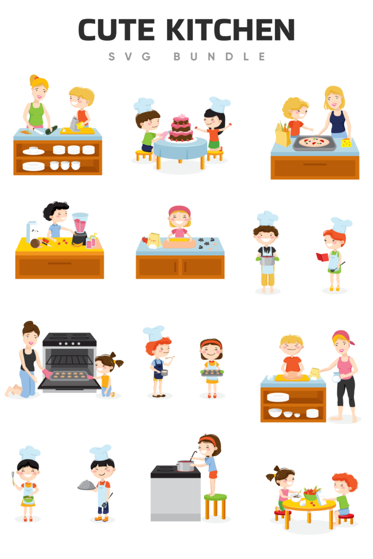 12 Cute Kitchen SVG Designs - MasterBundles
