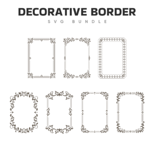 Decorative Border SVG – MasterBundles