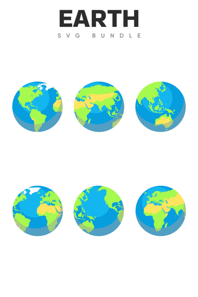 6 Earth SVG designs – MasterBundles