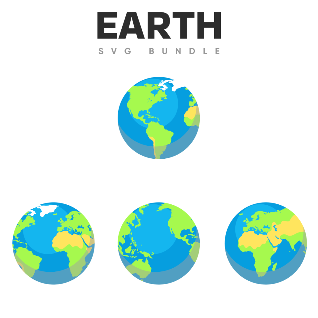 6 Earth SVG designs – MasterBundles