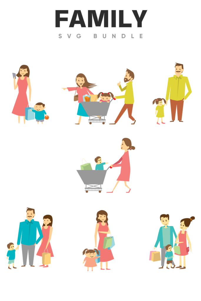 6 Family SVG Designs – MasterBundles