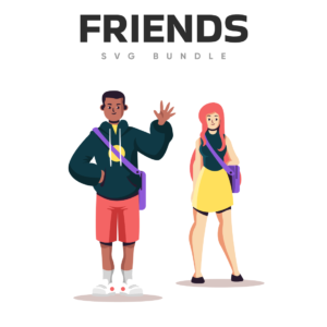4 Friends SVG Designs – MasterBundles