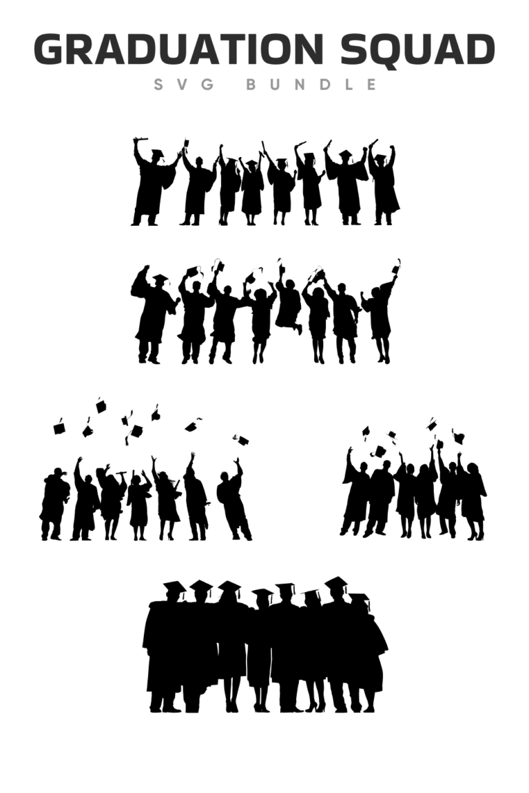 Graduation Squad SVG Designs – MasterBundles