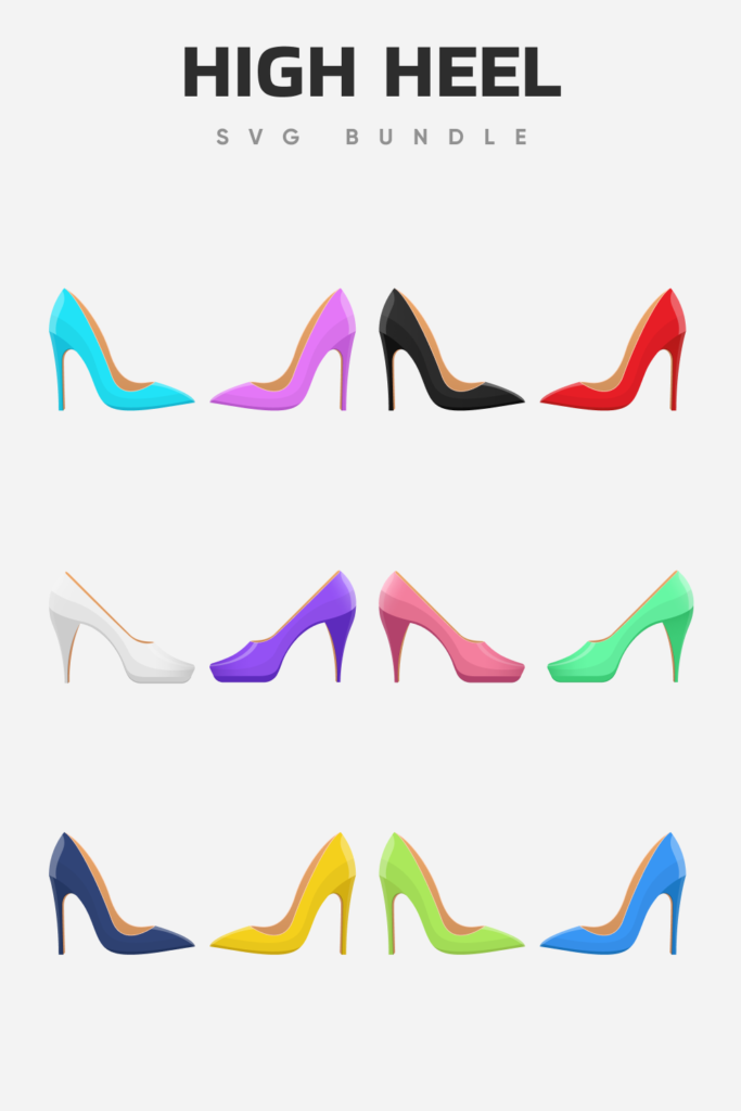 12 High Heel SVG Designs – MasterBundles