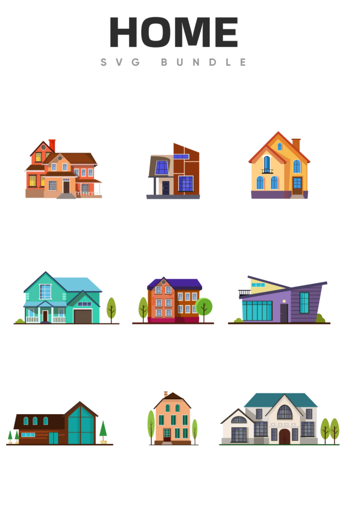 6 Home SVG Designs – MasterBundles