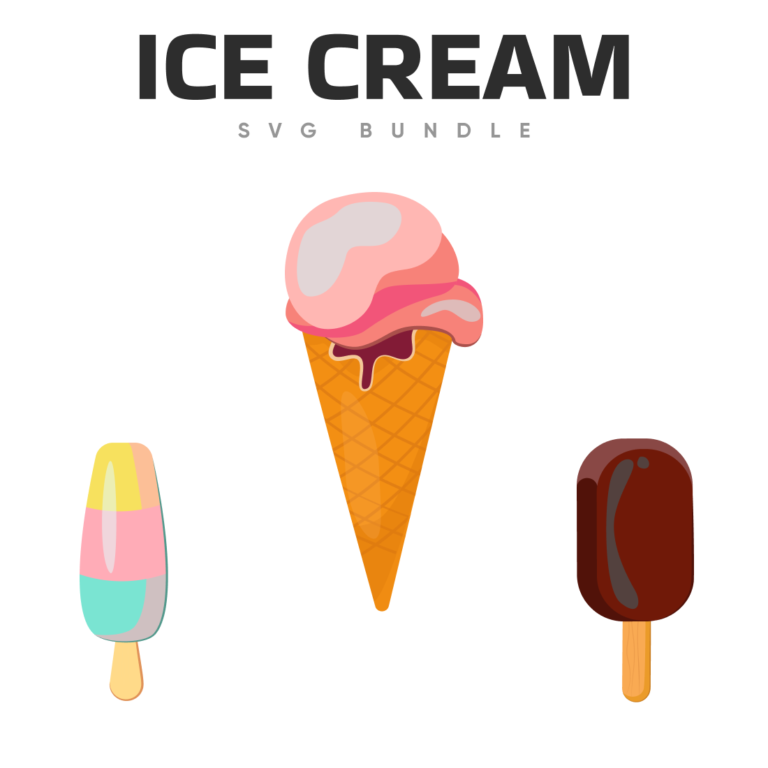 18 Ice Cream SVG Designs – MasterBundles