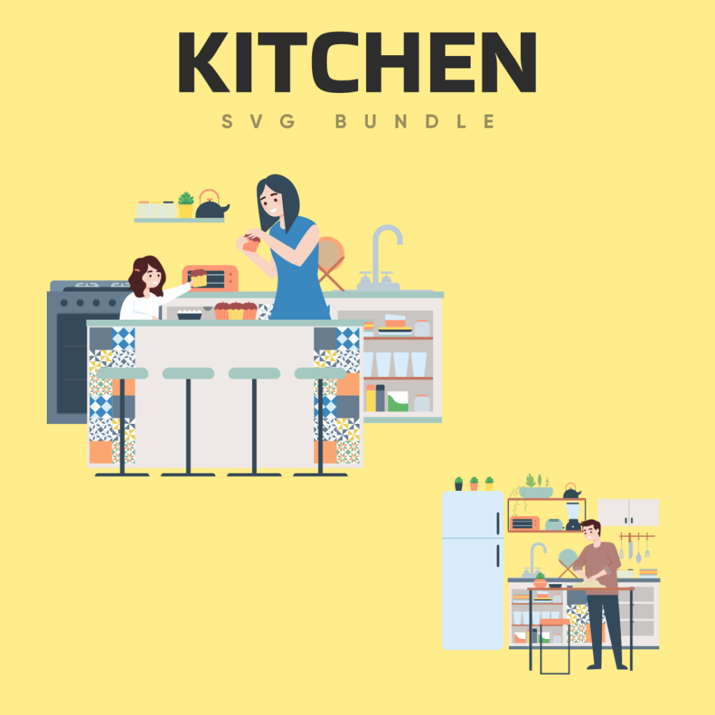 Mega Kitchen SVG Bundle – MasterBundles