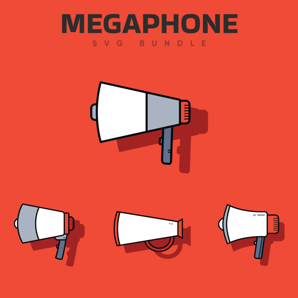Megaphone SVG Bundle – MasterBundles