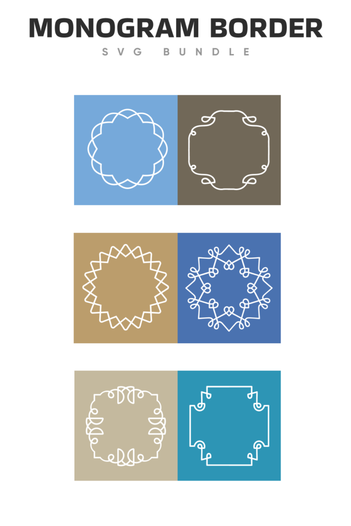 Monogram Border SVG – MasterBundles