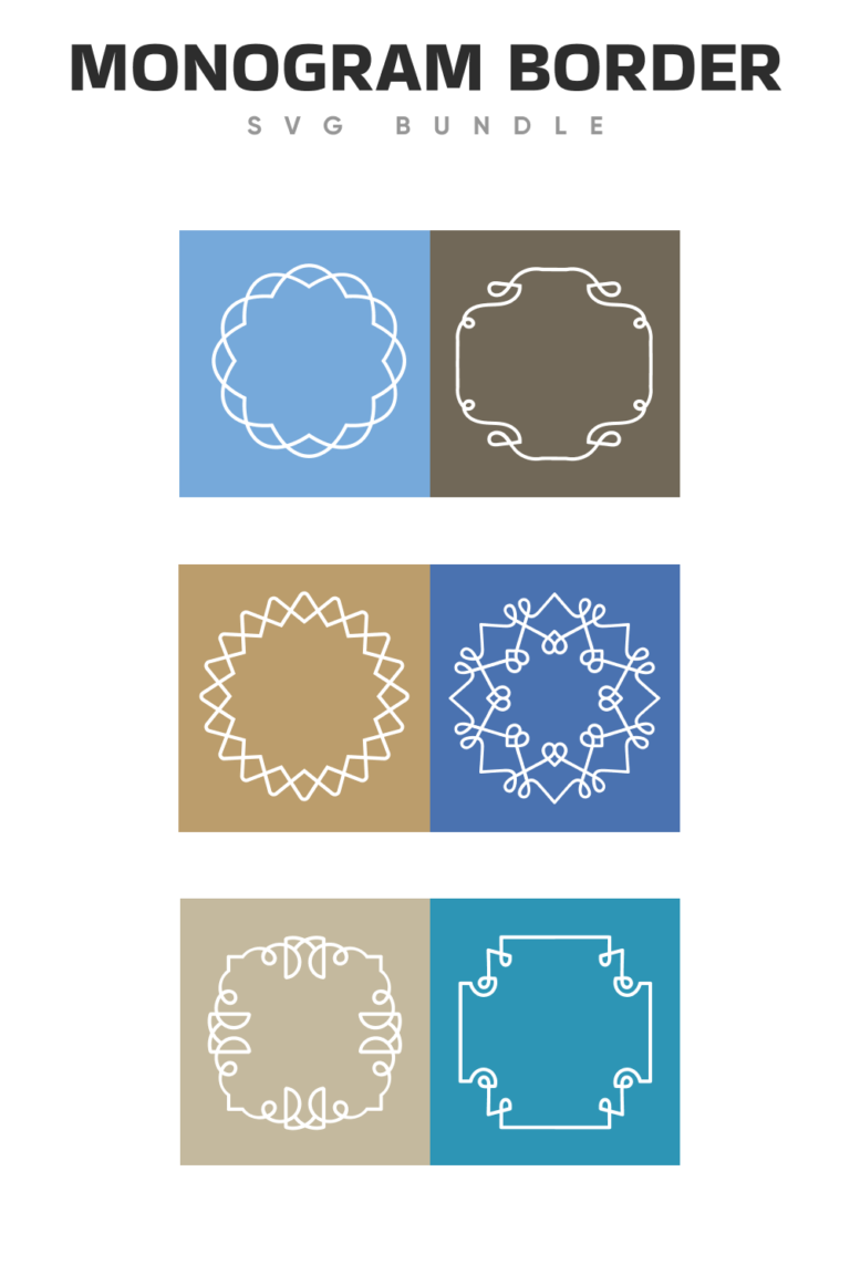 Monogram Border SVG – MasterBundles