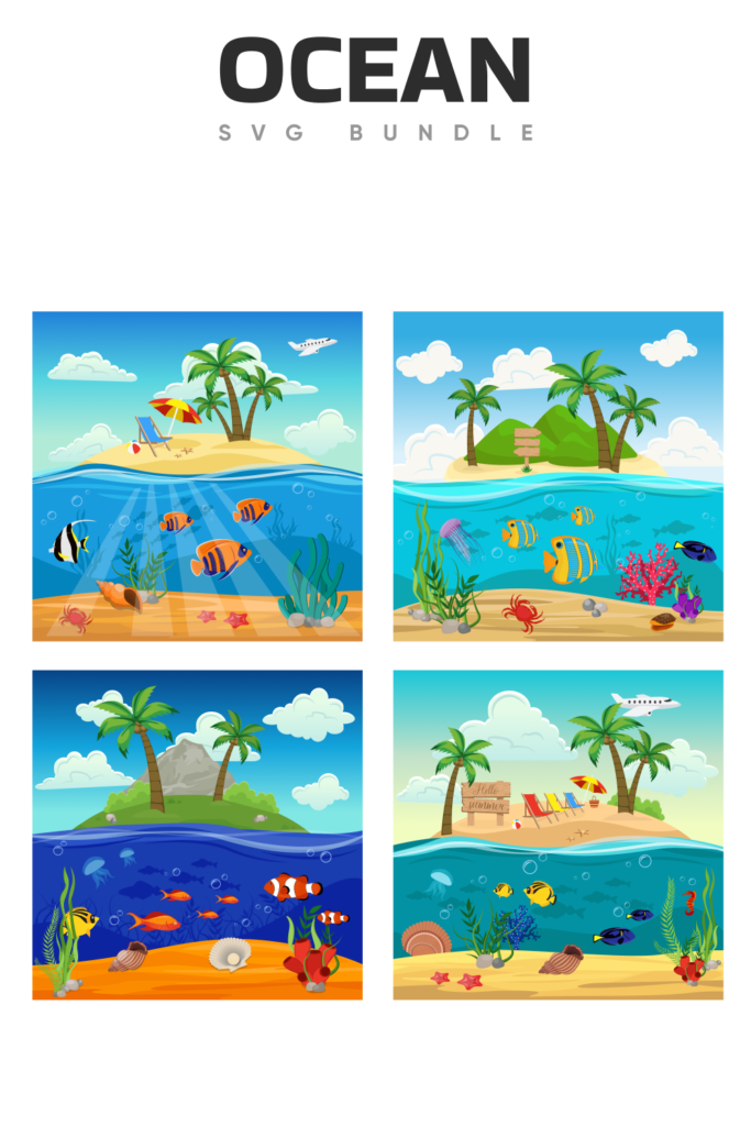 4 Ocean SVG Designs – MasterBundles