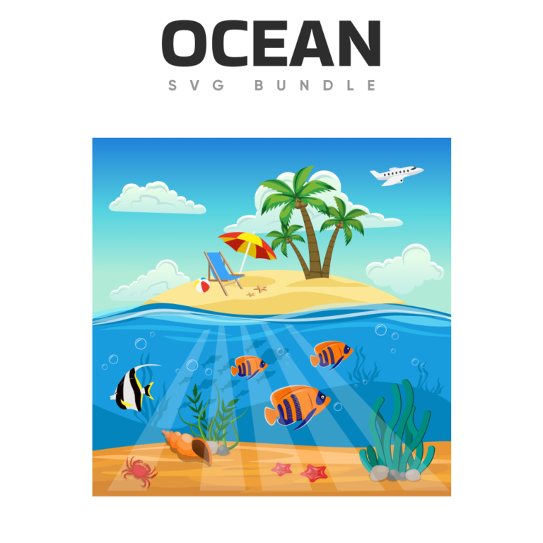 4 Ocean SVG Designs – MasterBundles