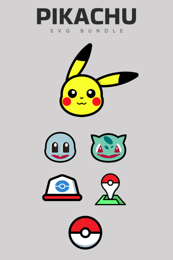 Pikachu SVG for Cricut – MasterBundles