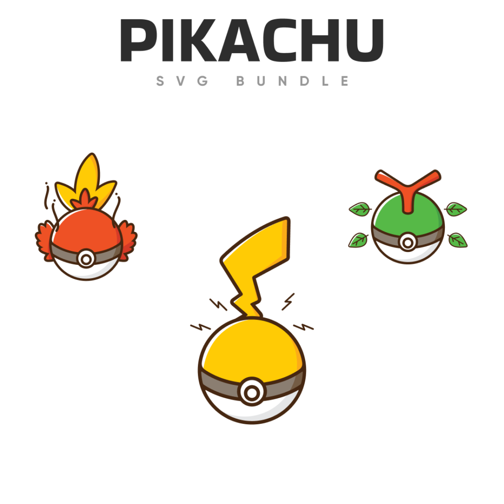 9 Pikachu Pokemon SVG Designs – MasterBundles