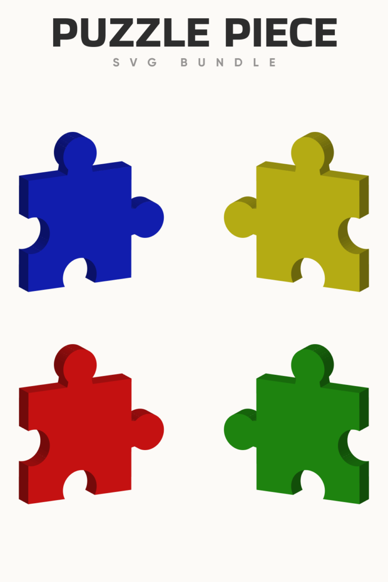 Puzzle Piece SVG Designs – MasterBundles