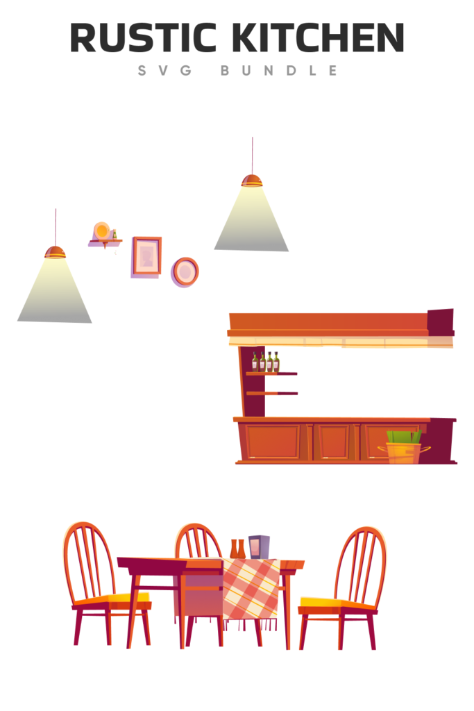 Rustic Kitchen SVG Designs – MasterBundles