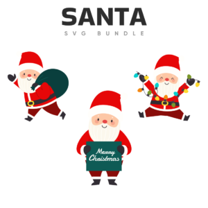 5 Santa SVG Designs – MasterBundles