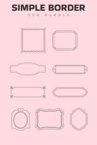 Simple Border SVG – MasterBundles