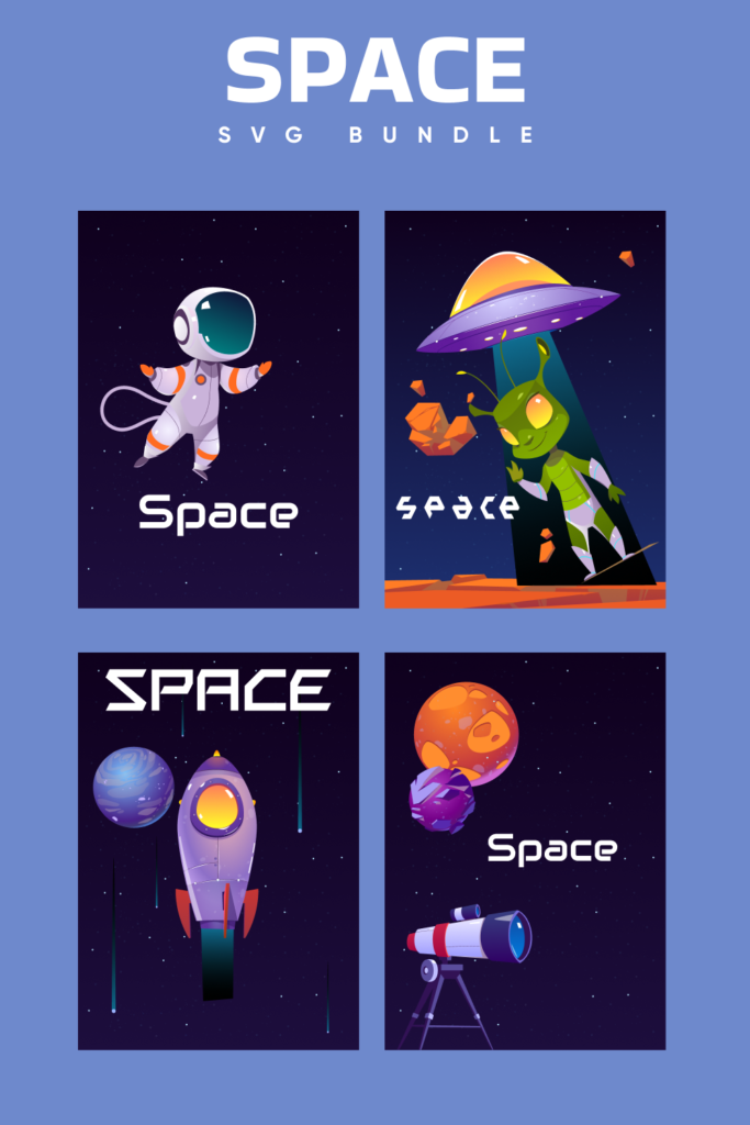 6 Outer Space SVG Designs – MasterBundles
