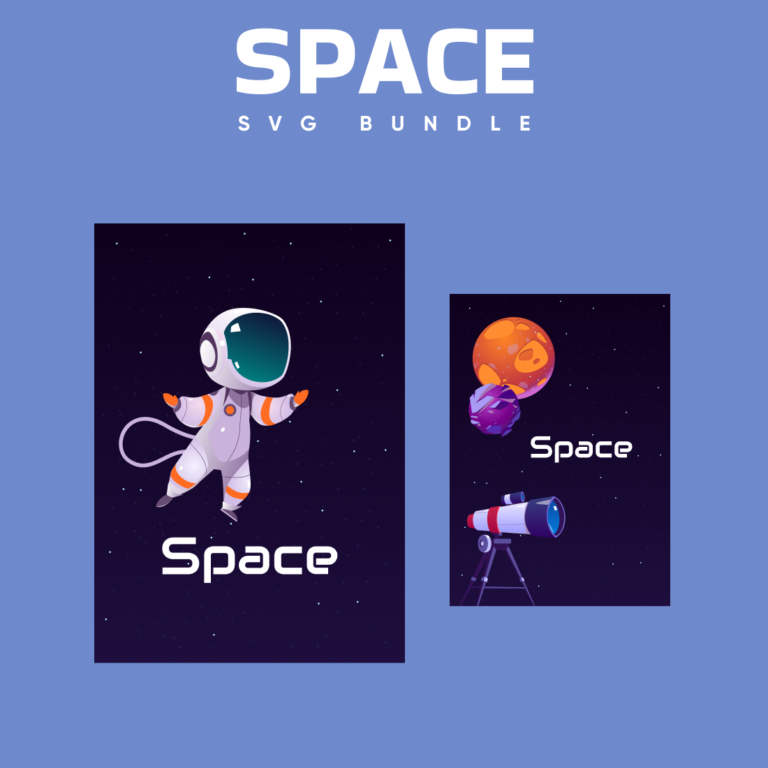 6 Outer Space SVG Designs – MasterBundles