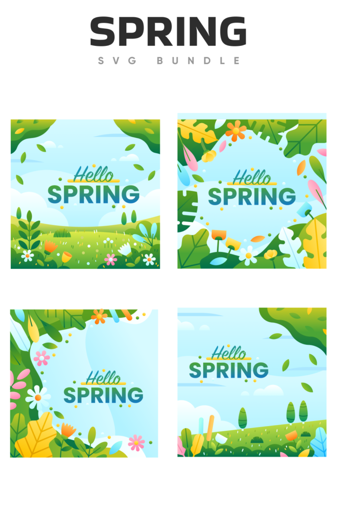 Spring SVG Designs – MasterBundles