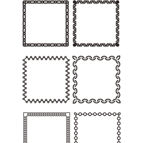 Square Border SVG | Master Bundles