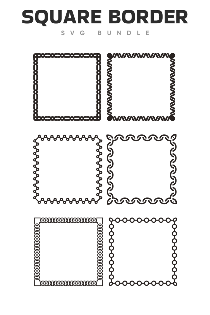 Square Border SVG – MasterBundles