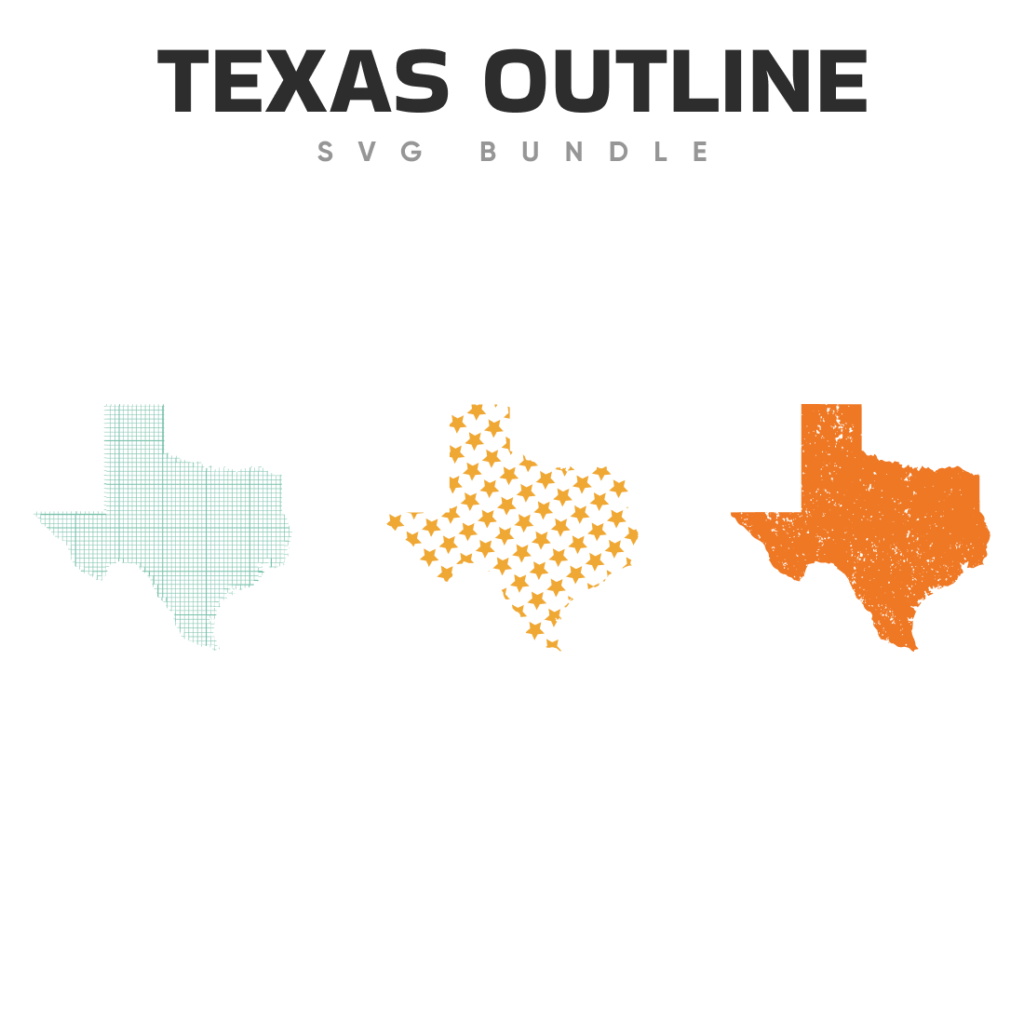 Texas Outline SVG Designs - MasterBundles
