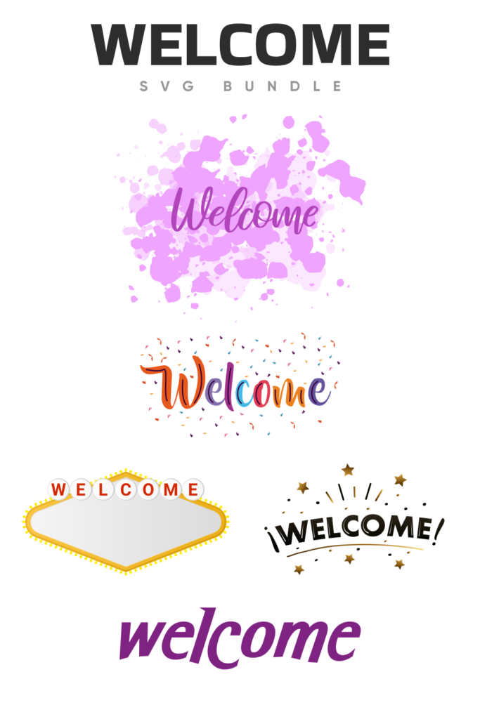 Welcome SVG Designs – MasterBundles