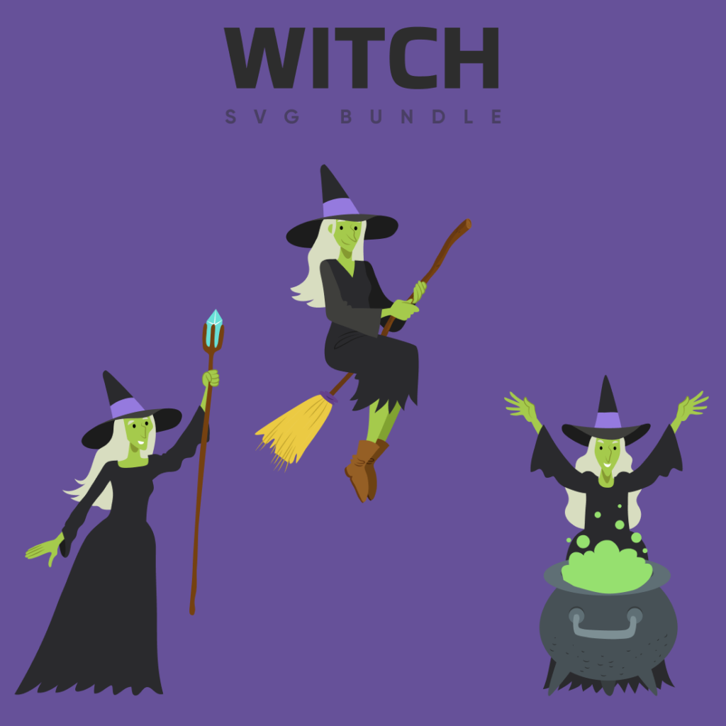 Witch SVG Designs – MasterBundles