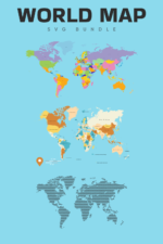 World Map SVG Designs – MasterBundles