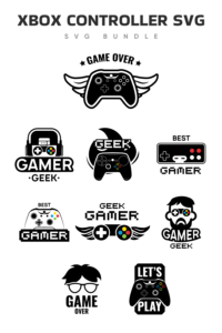 9 Black & White Xbox Controller SVG Files – MasterBundles
