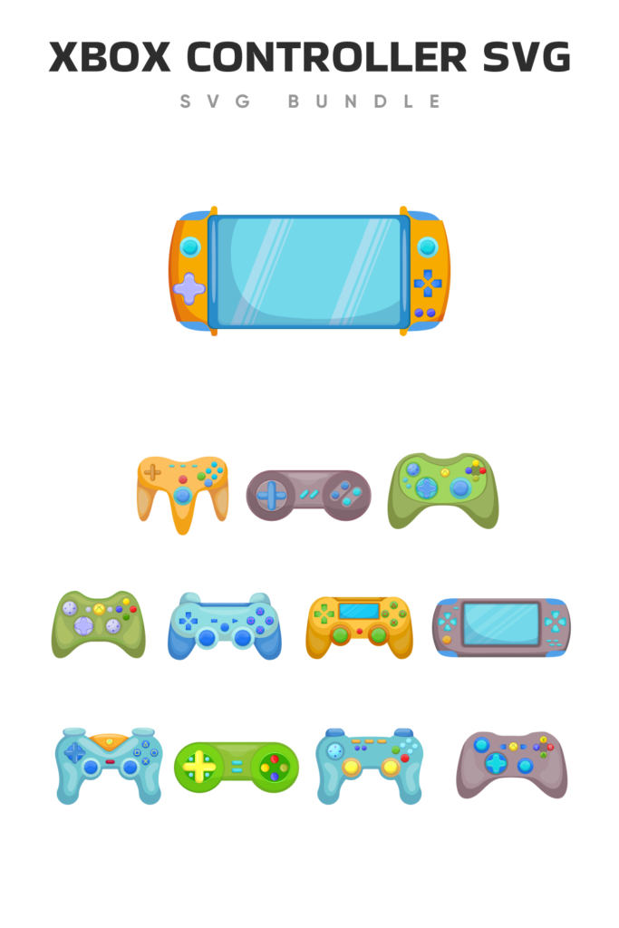 12 Xbox Game Controller SVG Files – MasterBundles