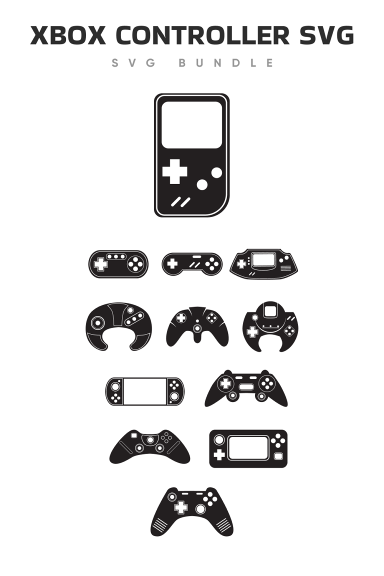 12 Xbox Controller SVG Designs – MasterBundles