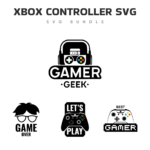 9 Black & White Xbox Controller SVG Files – MasterBundles