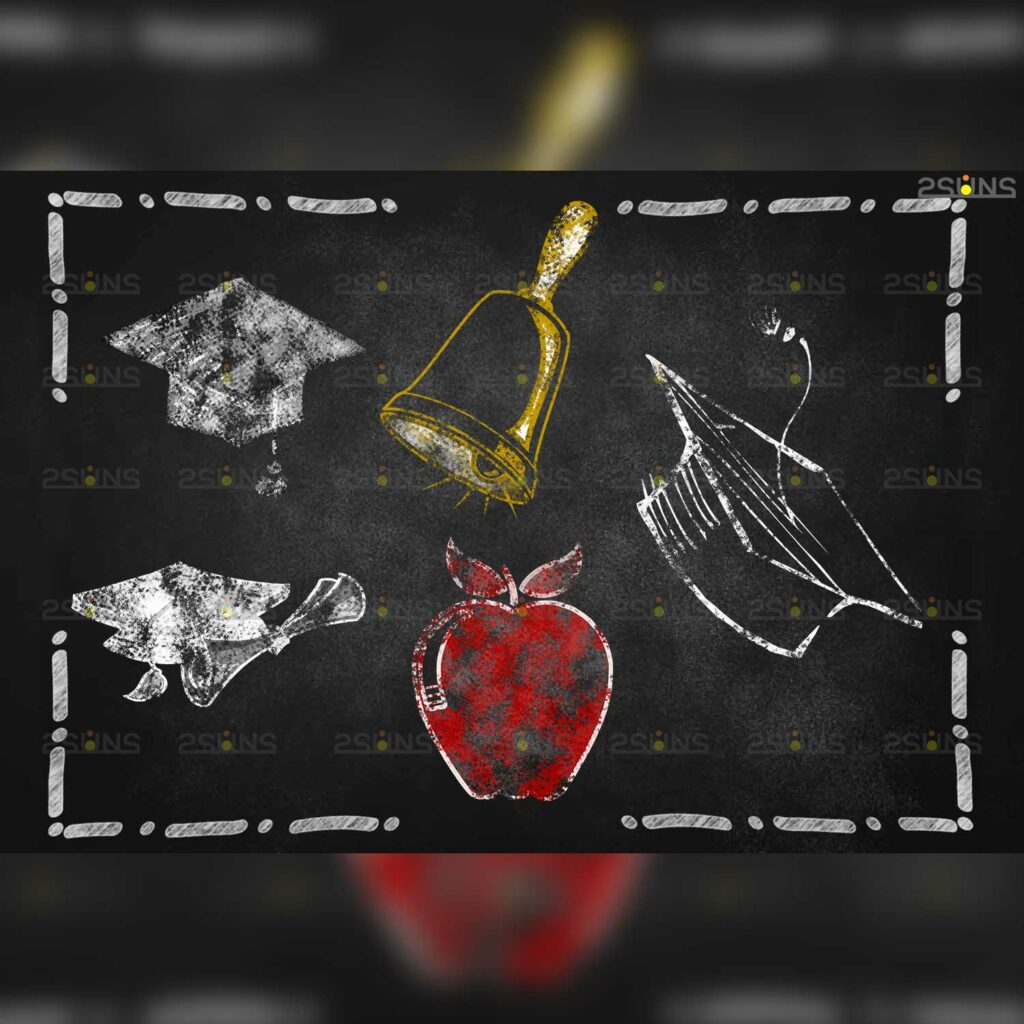 Overlay Graduation day Sidewalk Chalk Art - MasterBundles