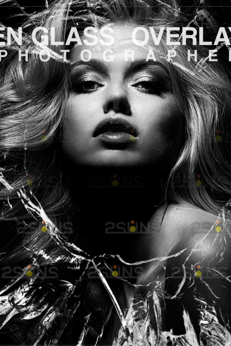 Broken Glass Photoshop Overlay, Halloween Photoshop overlay - MasterBundles